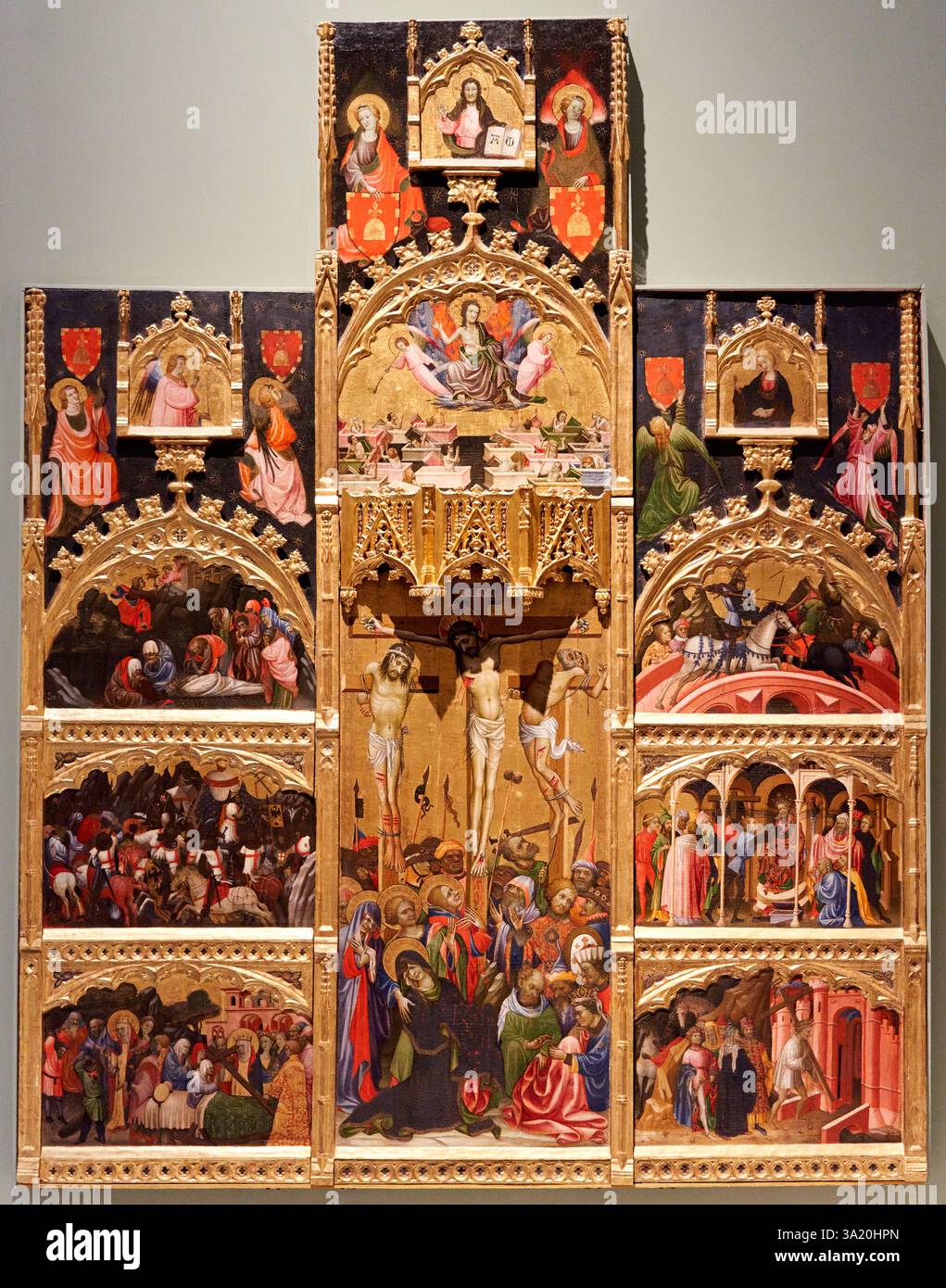 Altar des Heiligen Kreuzes, Retablo de la Santa Cruz, Tempel an Bord ...