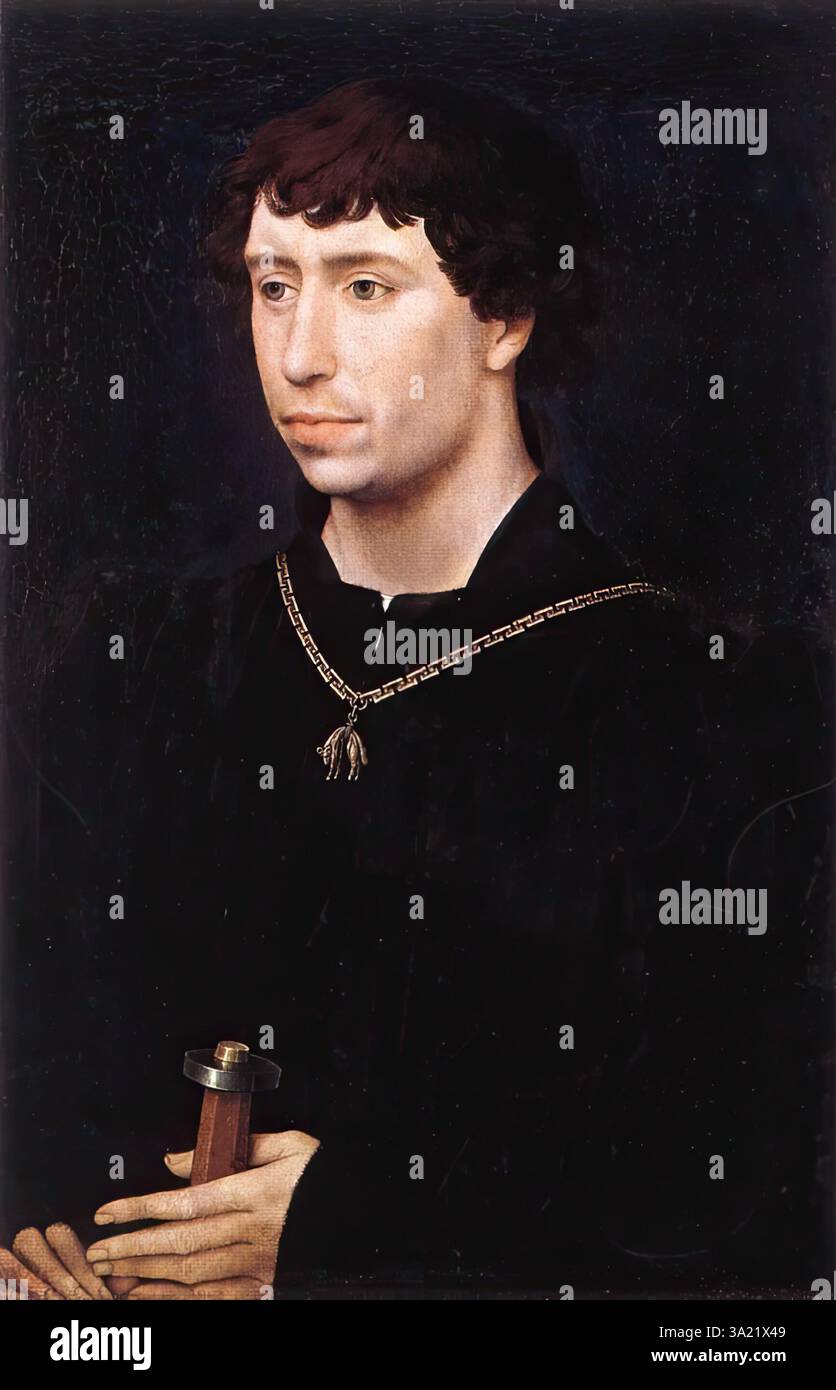 WEYDEN, Rogier van der (* 1400, Tournai, d. 1464, Bruxelles) Porträt von Karl dem Küken um 1460 ...