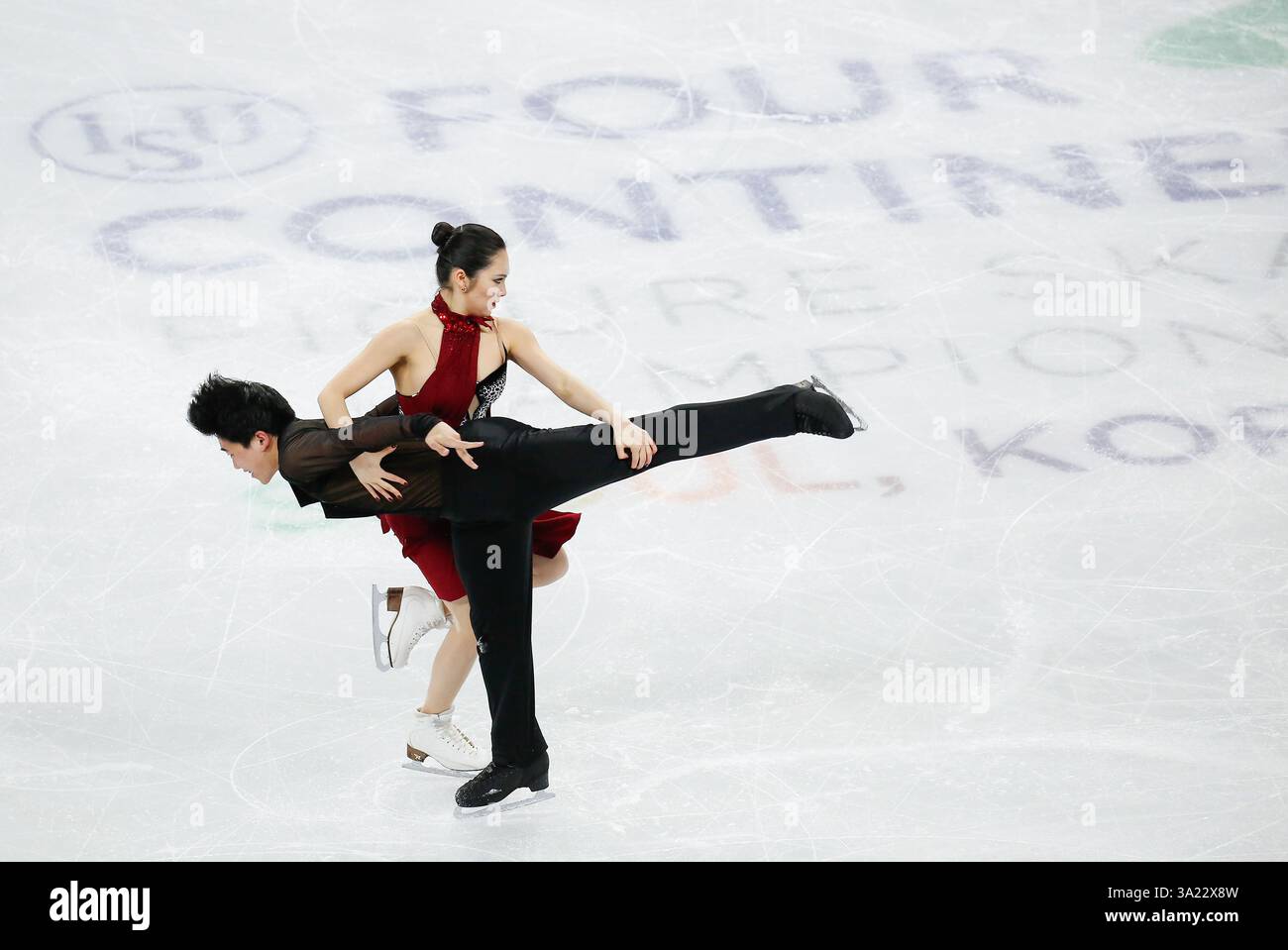 Seoul, Südkorea. Februar 2025. Hannah Lim und YE Quan (KOR), 22. Februar 2025 - Eislaufen ...