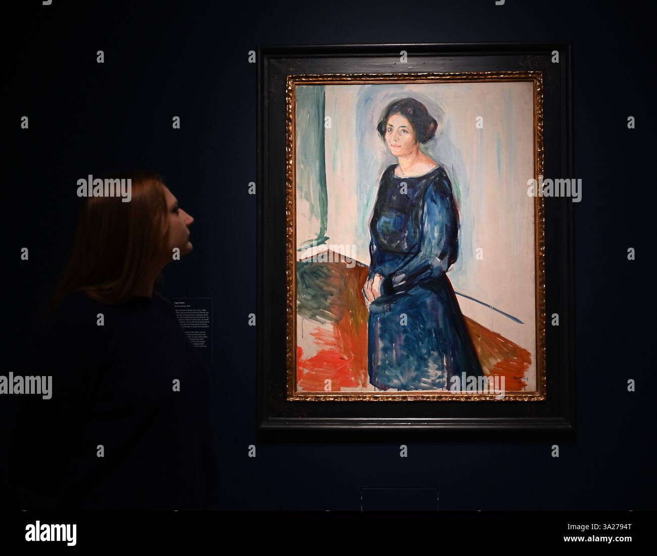 Die am 13 . März 2025 eröffneten Edvard Munch Porträts werden die erste ...