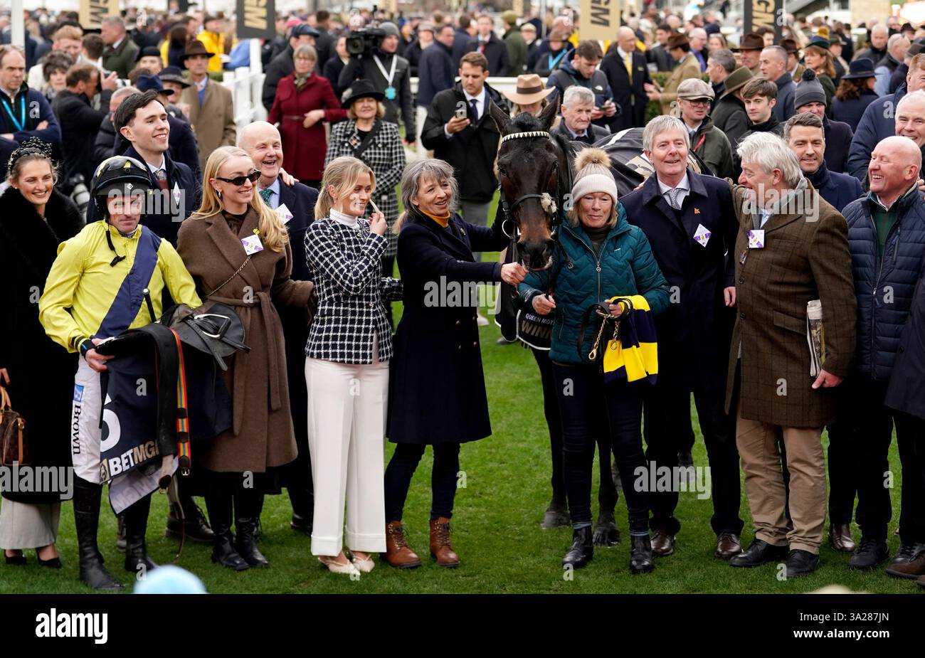 Marine nationale im Siegergehege nach dem Gewinn der BetMGM Queen ...