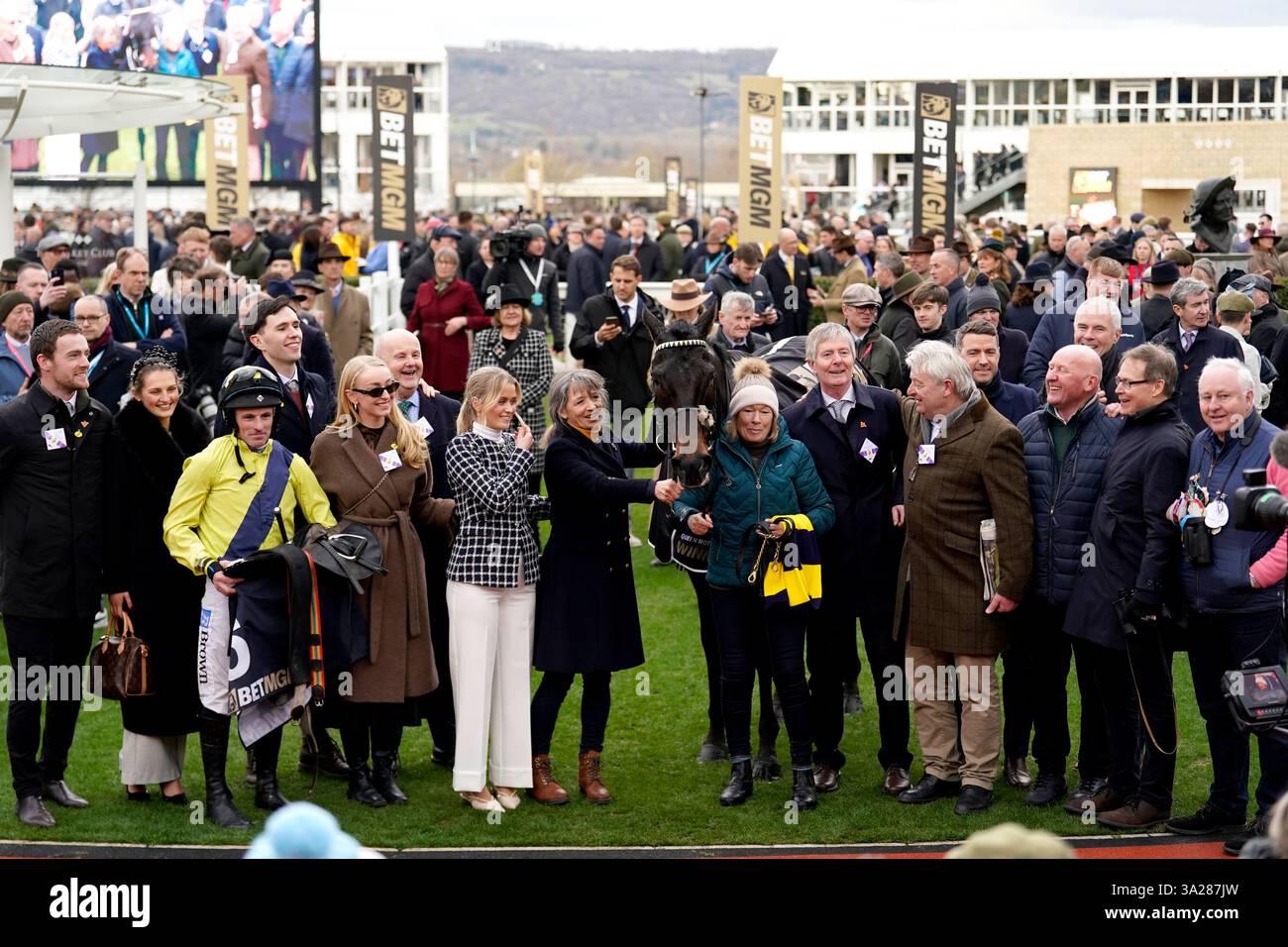 Marine nationale im Siegergehege nach dem Gewinn der BetMGM Queen ...