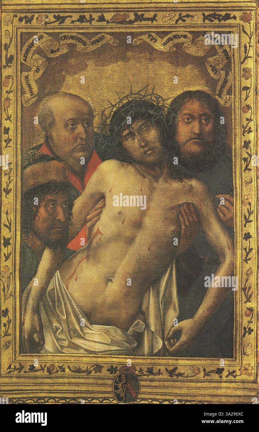 Hugo van der Goes' 'Deposition' zeigt die Entfernung des Leibes Christi vom Kreuz nach der ...