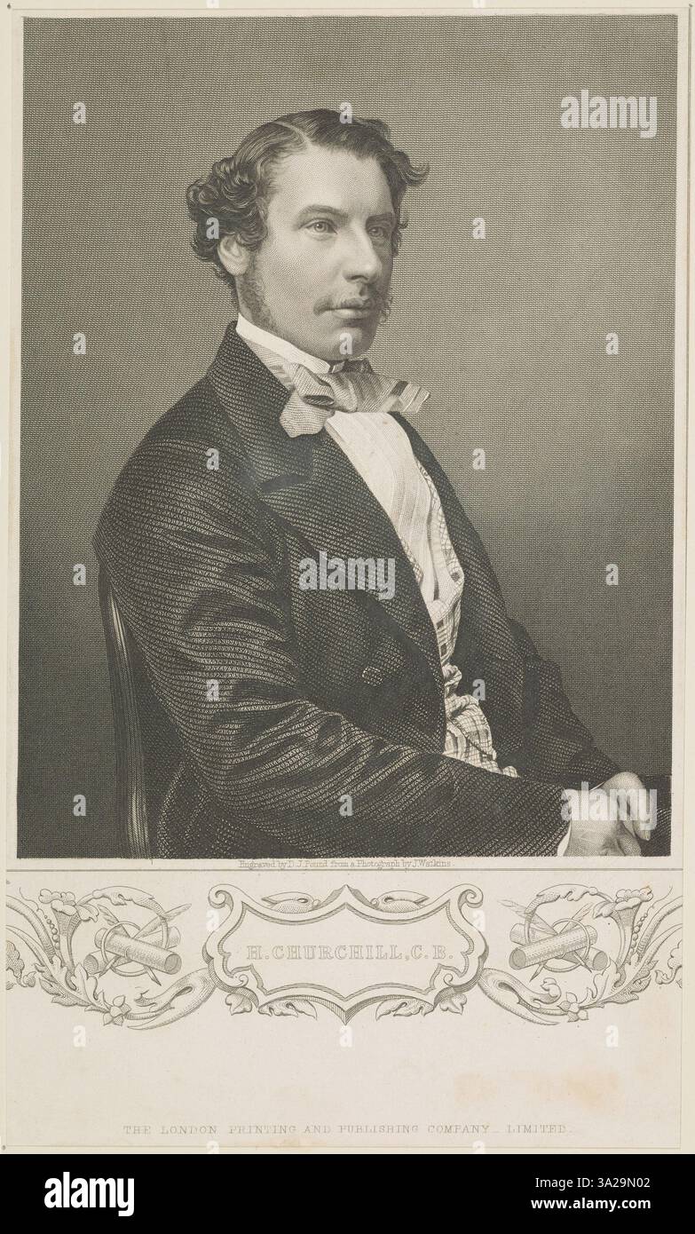 Porträt von Daniel John Pound, einem Entdecker und Diplomaten, gefangen ...