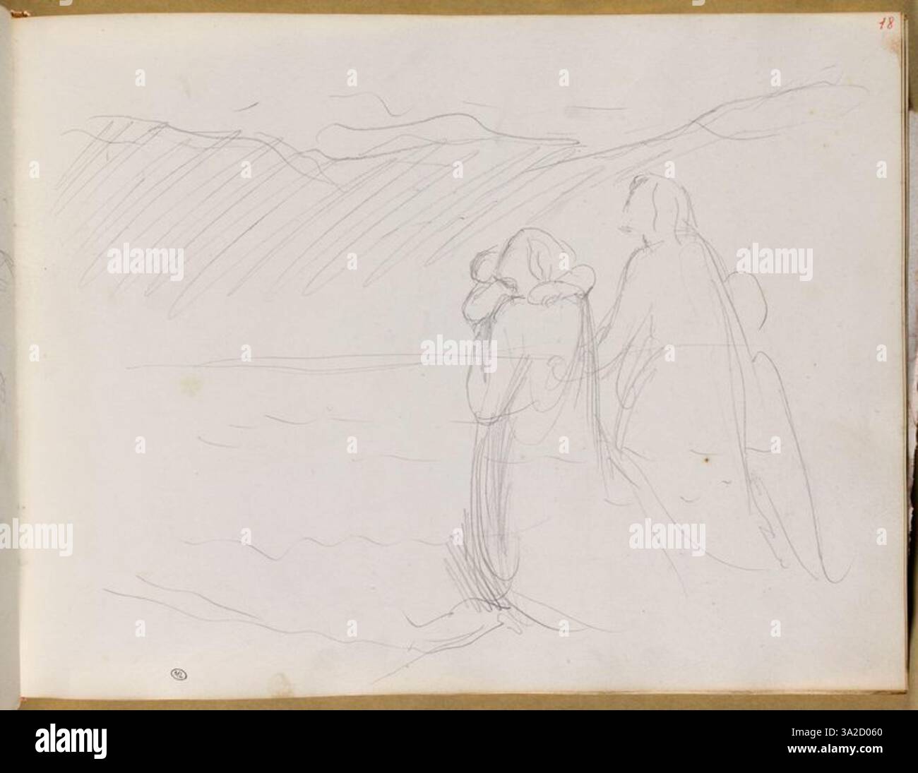 Théodore Chassériaus Arbeit in diesem Stück zeigt seine Fähigkeit ...