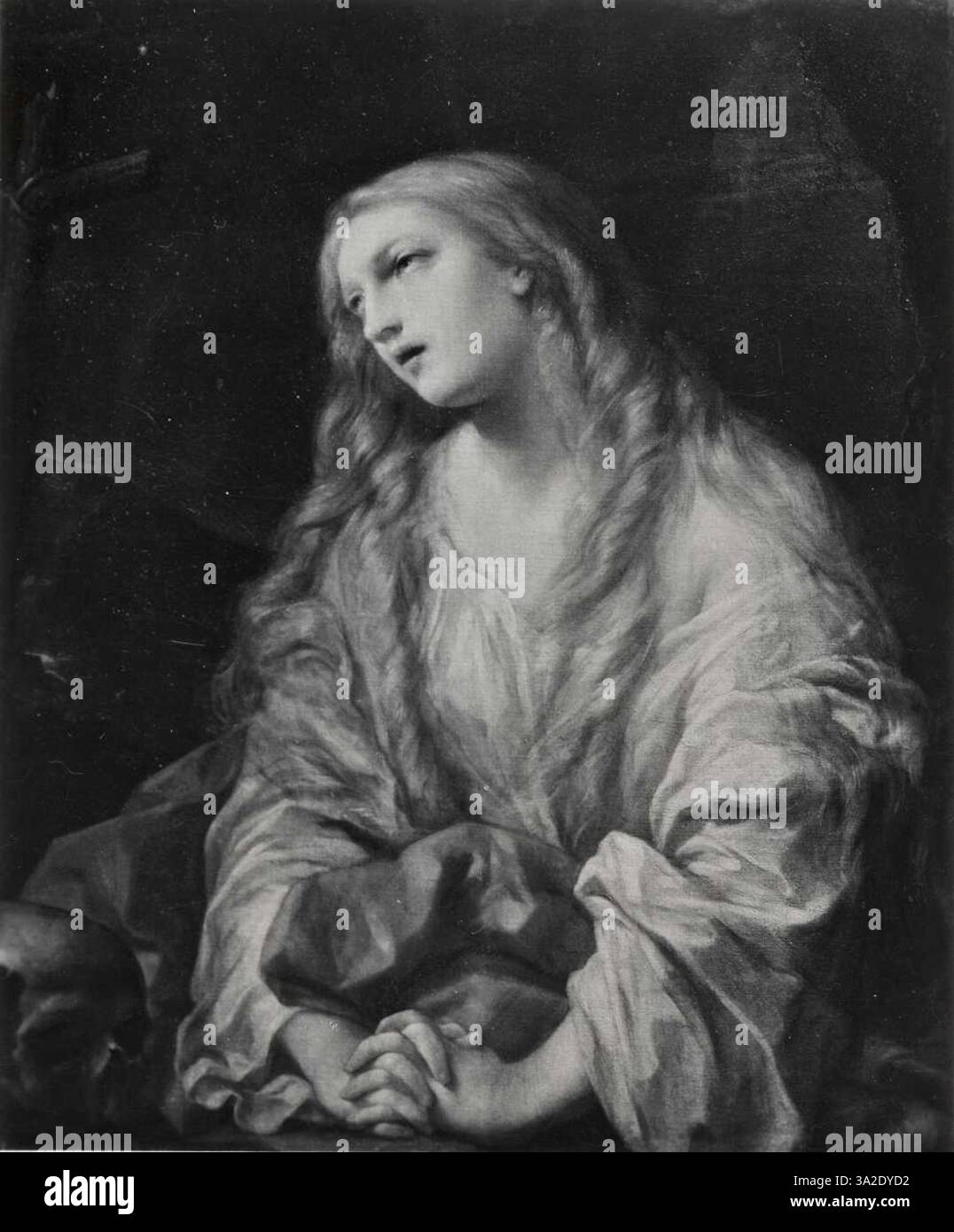 „Santa Maria Maddalena“ von Guido Reni, gemalt zwischen 1630 und 1639 ...