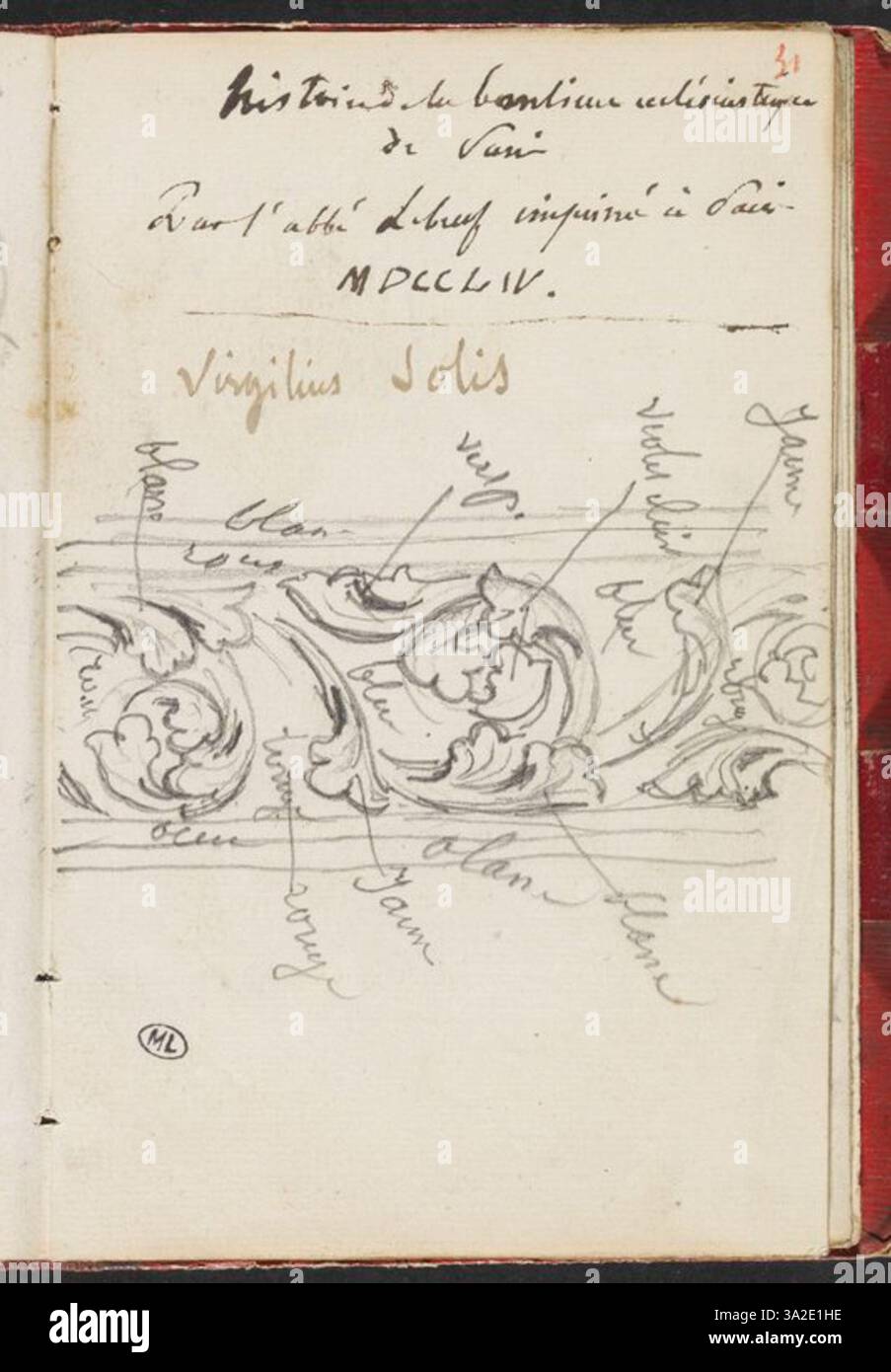 Dieses Stück von Théodore Chassériau mit der Nummer 52 betont die ...