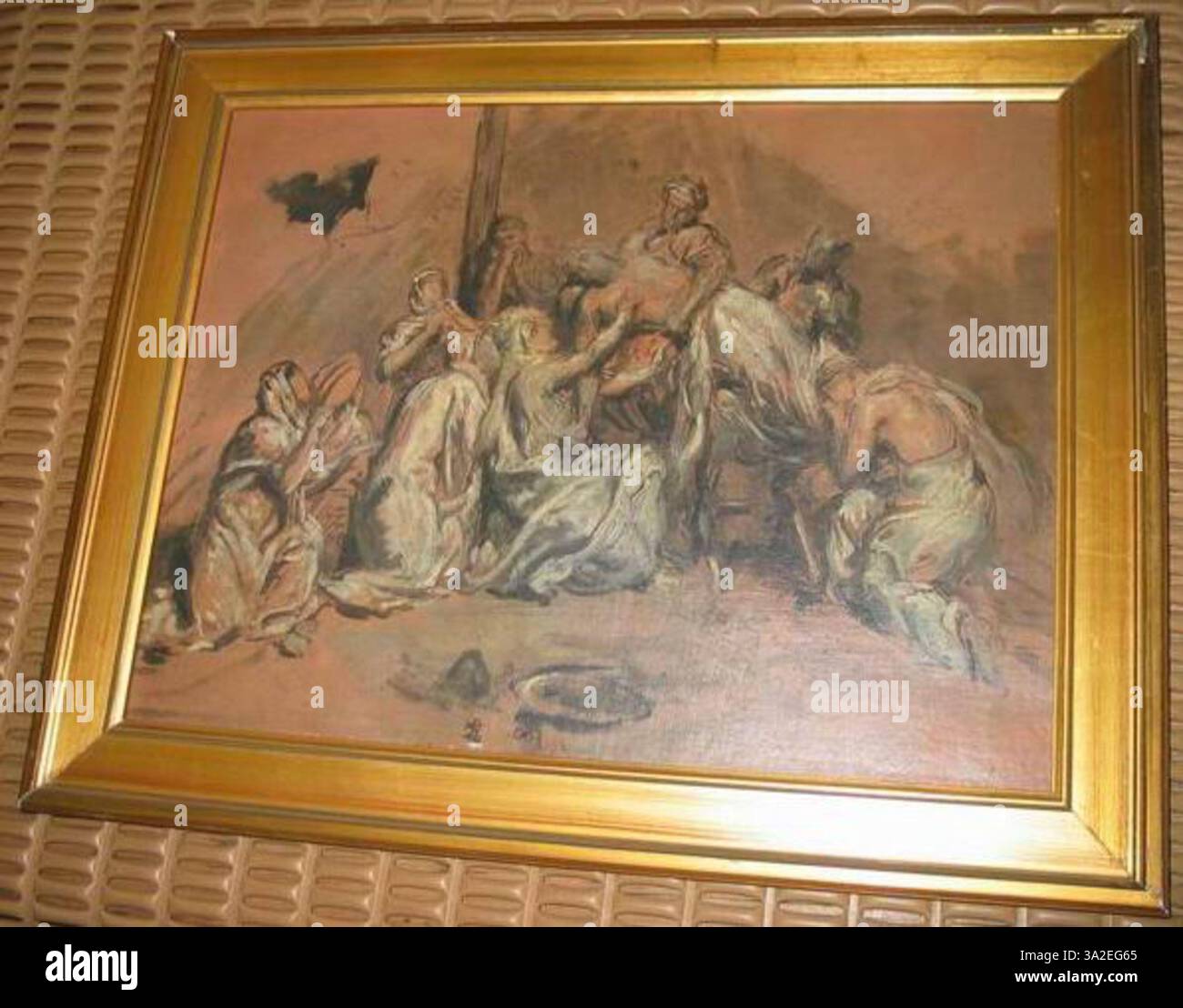 Dieses Werk zeigt den Moment der Abkunft Christi vom Kreuz und zeigt intensive Emotionen und ...