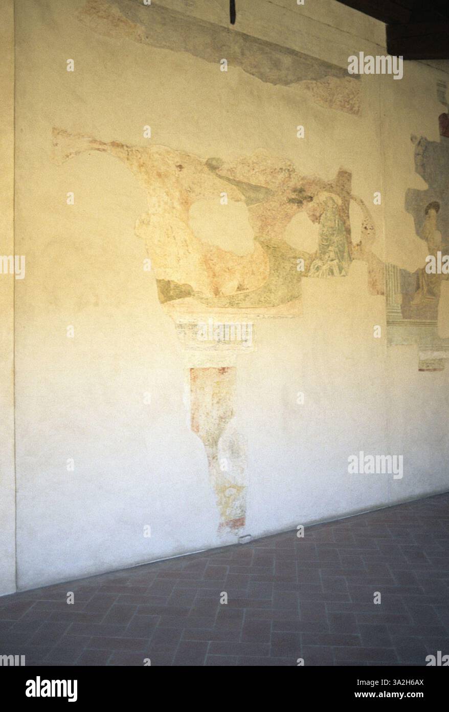 *Santo Monaco in Riva A UN Fiume* von Paolo Uccello präsentiert einen ...