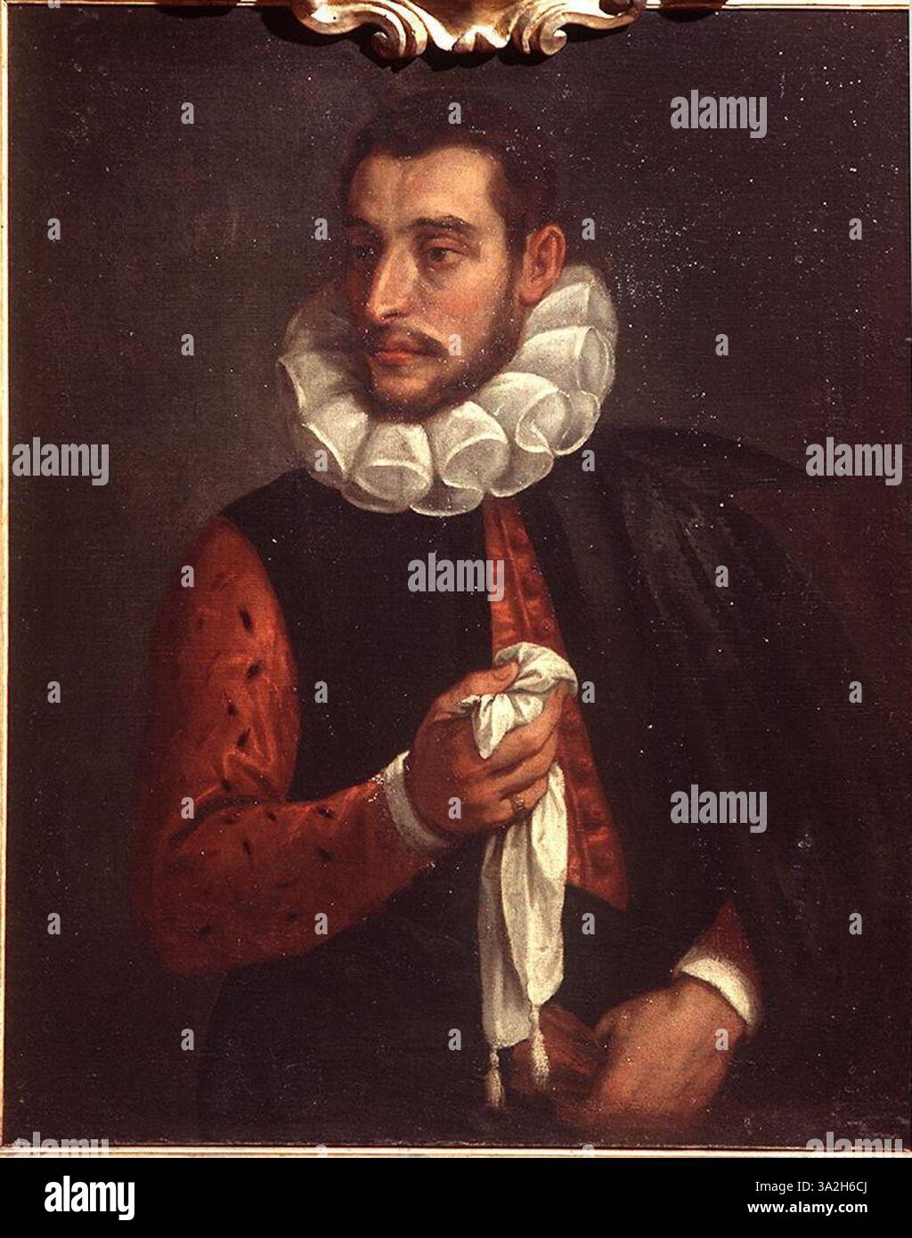 Dieses um 1585–90 entstandene Selbstporträt von Paolo Piazza wird oft ...