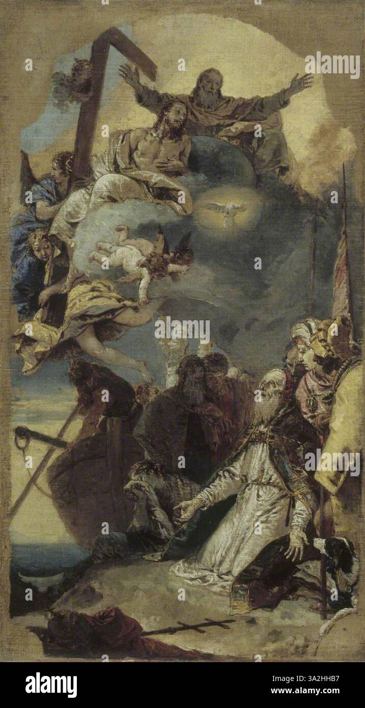 Das „Martyrium des Heiligen Klemens“ von Giovanni Battista Tiepolo stellt die brutale ...