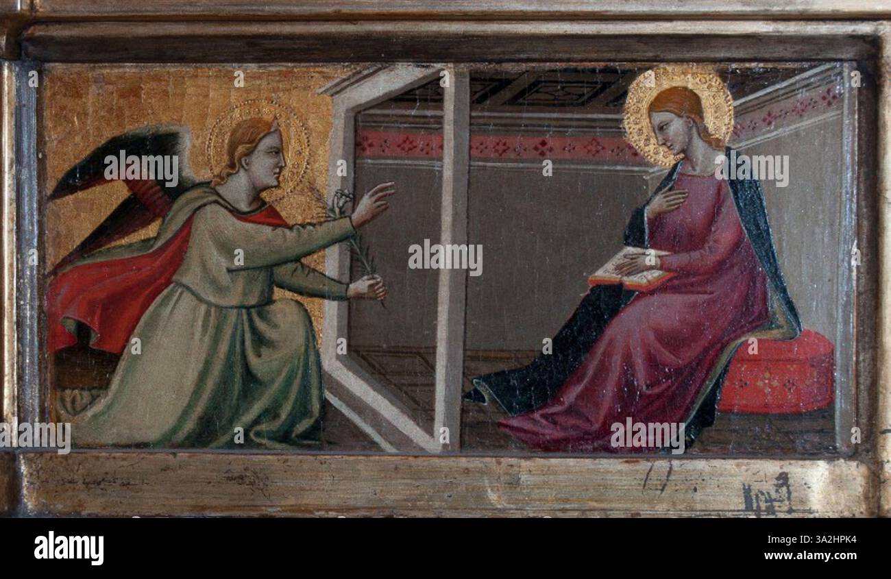 Taddeo Gaddis „Annunciazione di Maria“ (Verkündigung Marias) zeigt den ...
