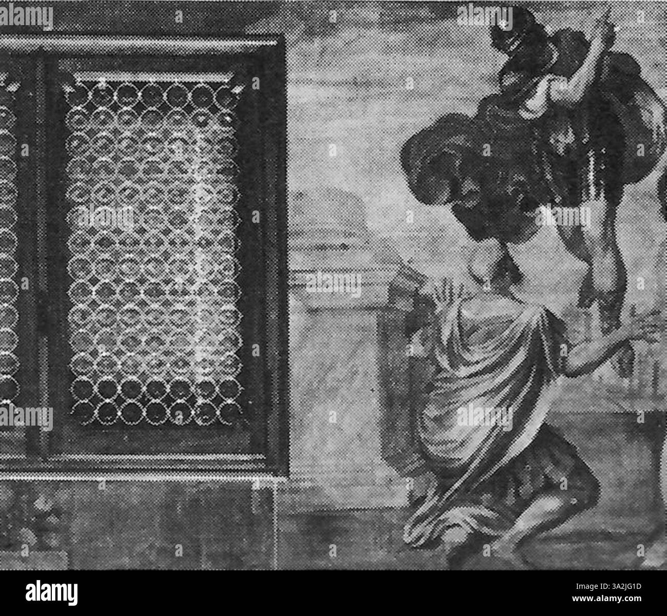 Dieses Fresko, „Romulus apparaît à Proclo“, zeigt Romulus in Proclus ...