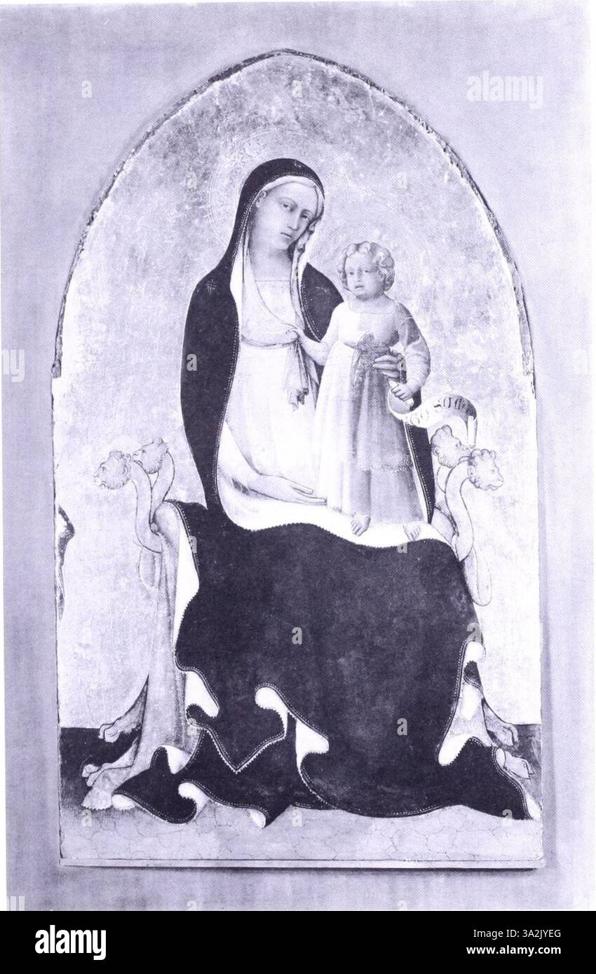 Lorenzo Monacos Gemälde aus dem 14. Jahrhundert zeigt eine ...