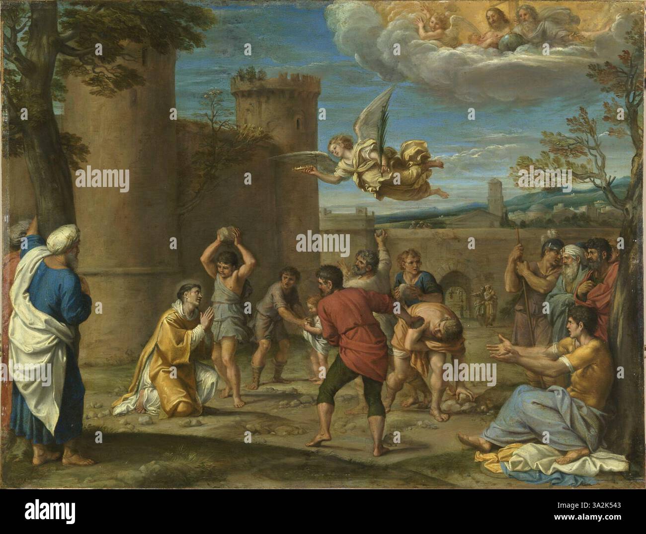 Dieses eindrucksvolle Gemälde von Annibale Carracci veranschaulicht die ...