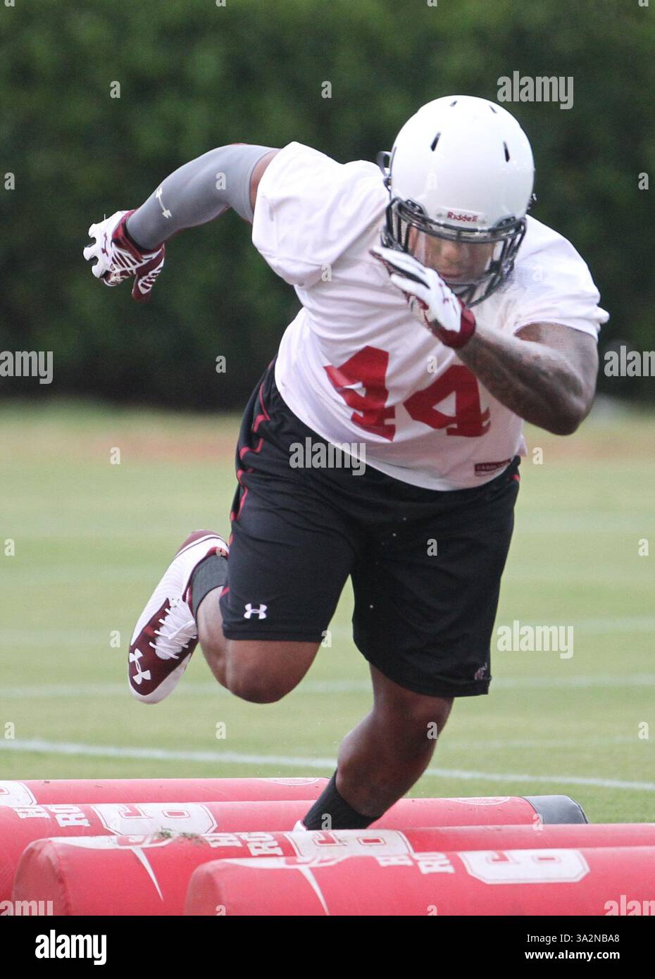 1. August 2014 - Columbia, SC, USA - Gerald Dixon, der von der ...