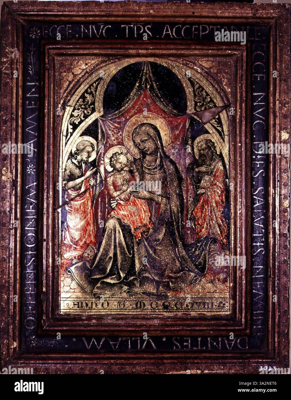 „Madonna Col Bambino“ von Lorenzo Monaco stellt die Jungfrau Maria mit dem Christuskind dar ...