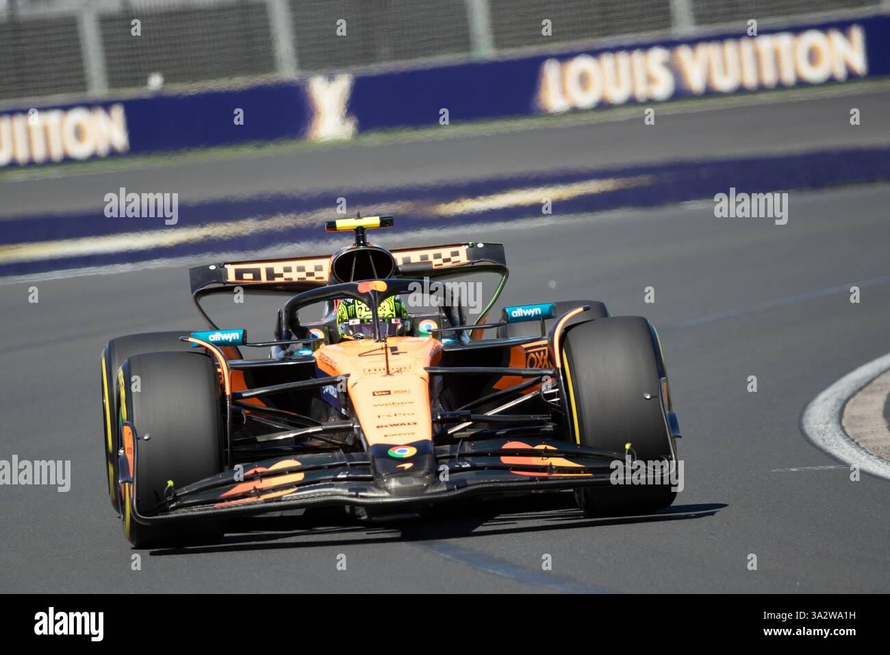 Albert Park, Australien, 14. März 2025. Lando Norris (GBR) fuhr für das McLaren Formel-1-Team ...