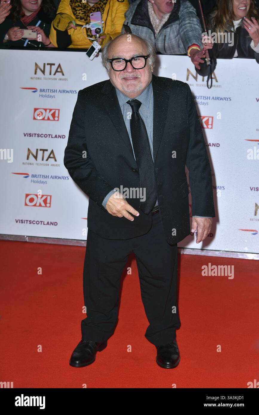 Danny Devitokam am 22. Januar 2019 bei den National Television Awards ...