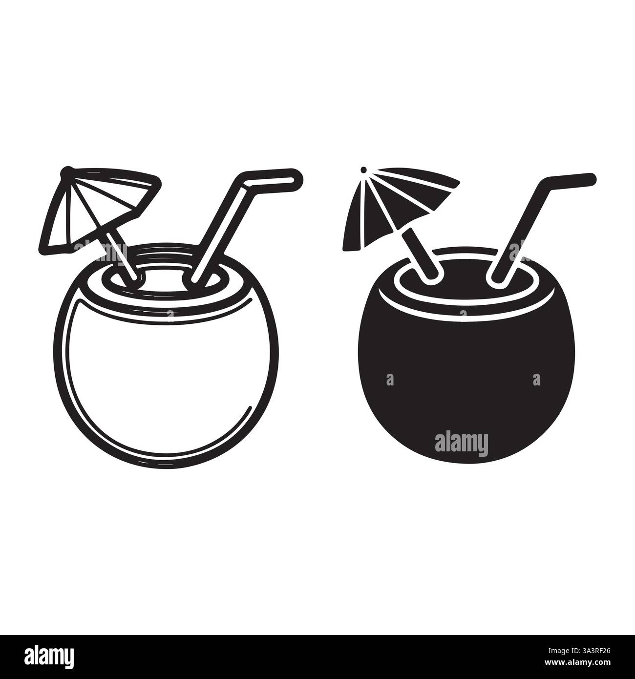 Gekühltes getränk Stock-Vektorgrafiken kaufen - Alamy