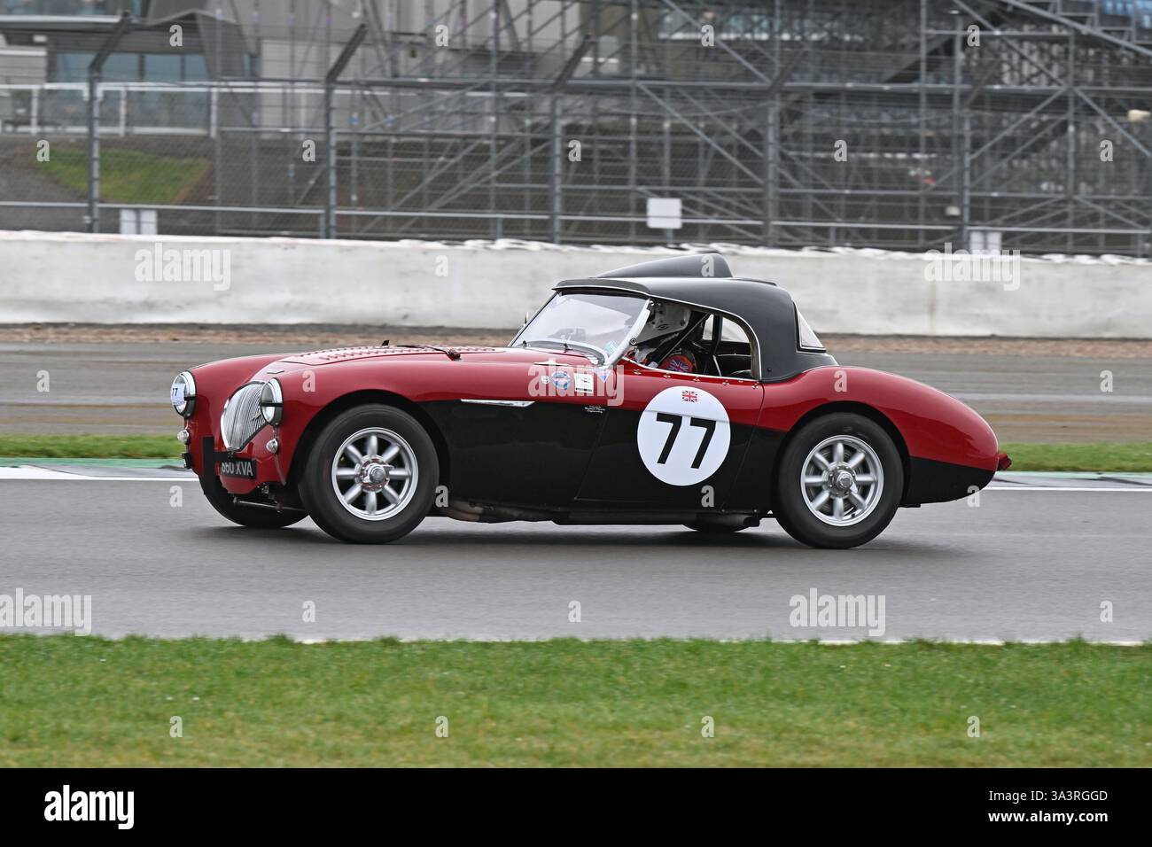 Michael Berry, Austin Healey 100, der erste Lauf im Jahr 1952 die ...