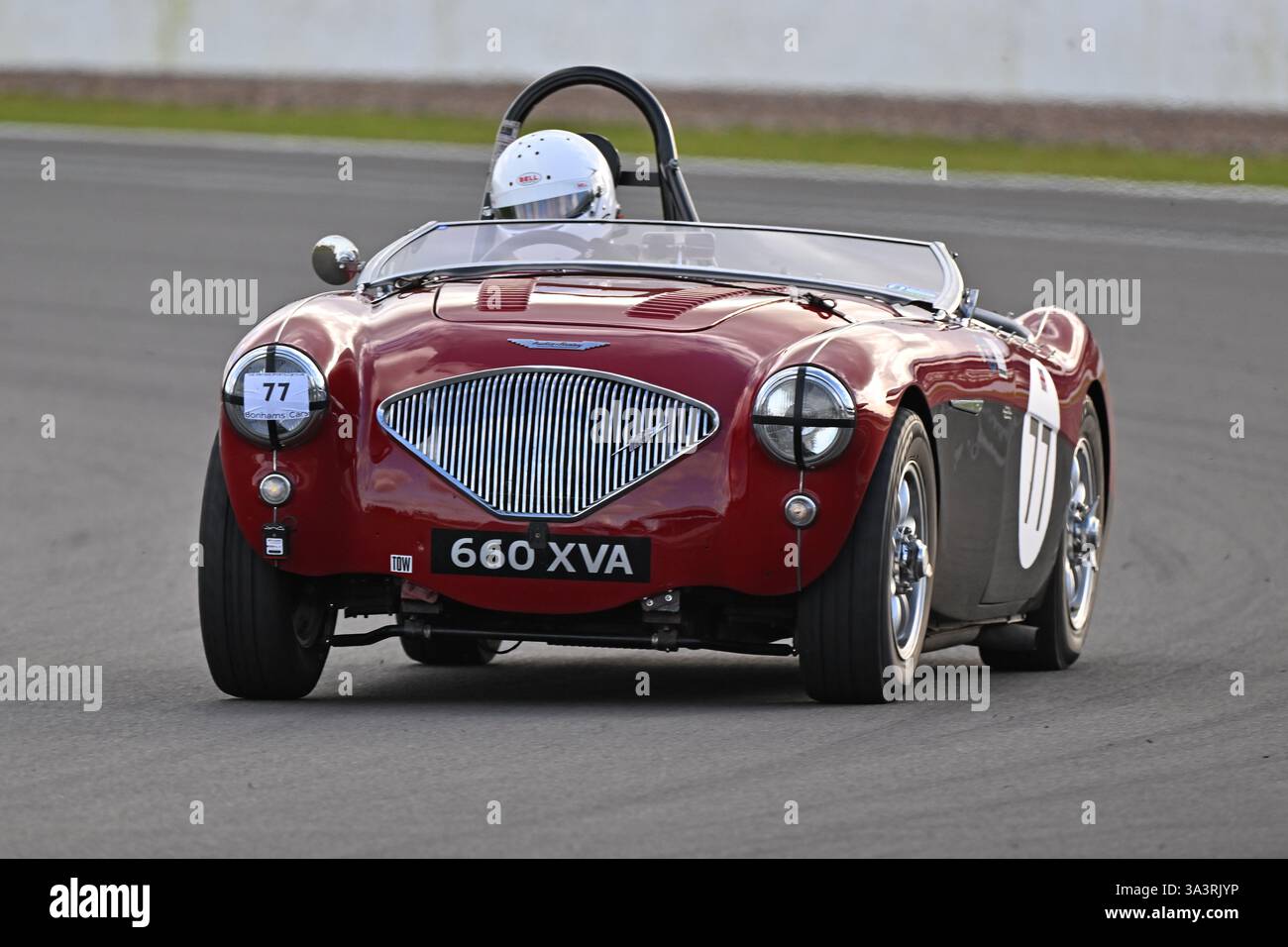 Michael Berry, Austin Healey 100, der erste Lauf im Jahr 1952 die ...