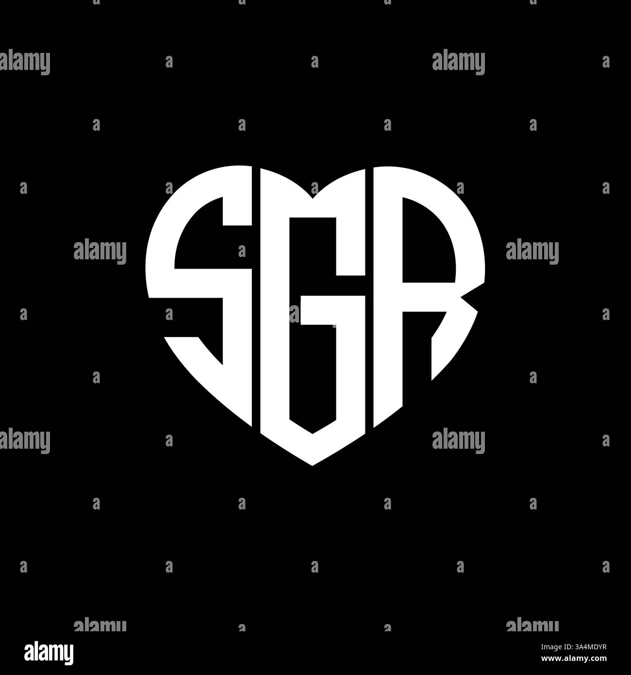 Sgr monogramm Stock-Vektorgrafiken kaufen - Alamy