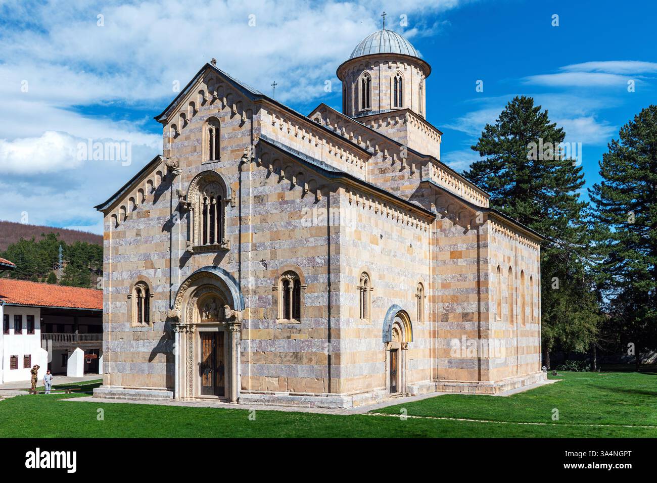 Das Visoki-Dečani-Kloster ist ein mittelalterliches serbisch-orthodoxes ...
