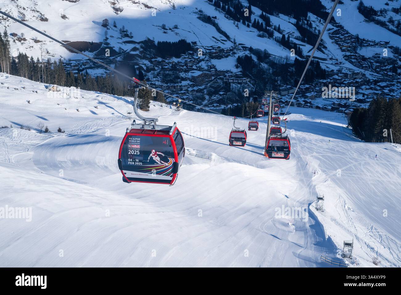 Lokalaugenschein und Vorbericht zur FIS Alpine Ski Weltmeisterschaften Saalbach 2025 am 20.01. ...