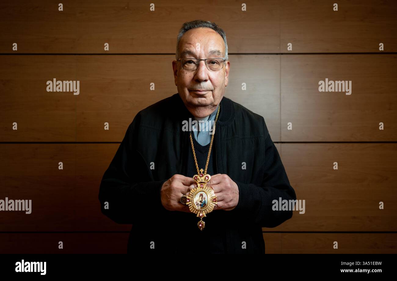 Madrid, 13. März 2025. Interview mit Jean Abdou Arbach, Erzbischof von ...