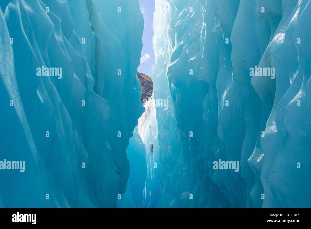 Wellington. März 2025. Dieses Foto vom 19. März 2025 zeigt einen Blick auf den Fox Glacier an ...