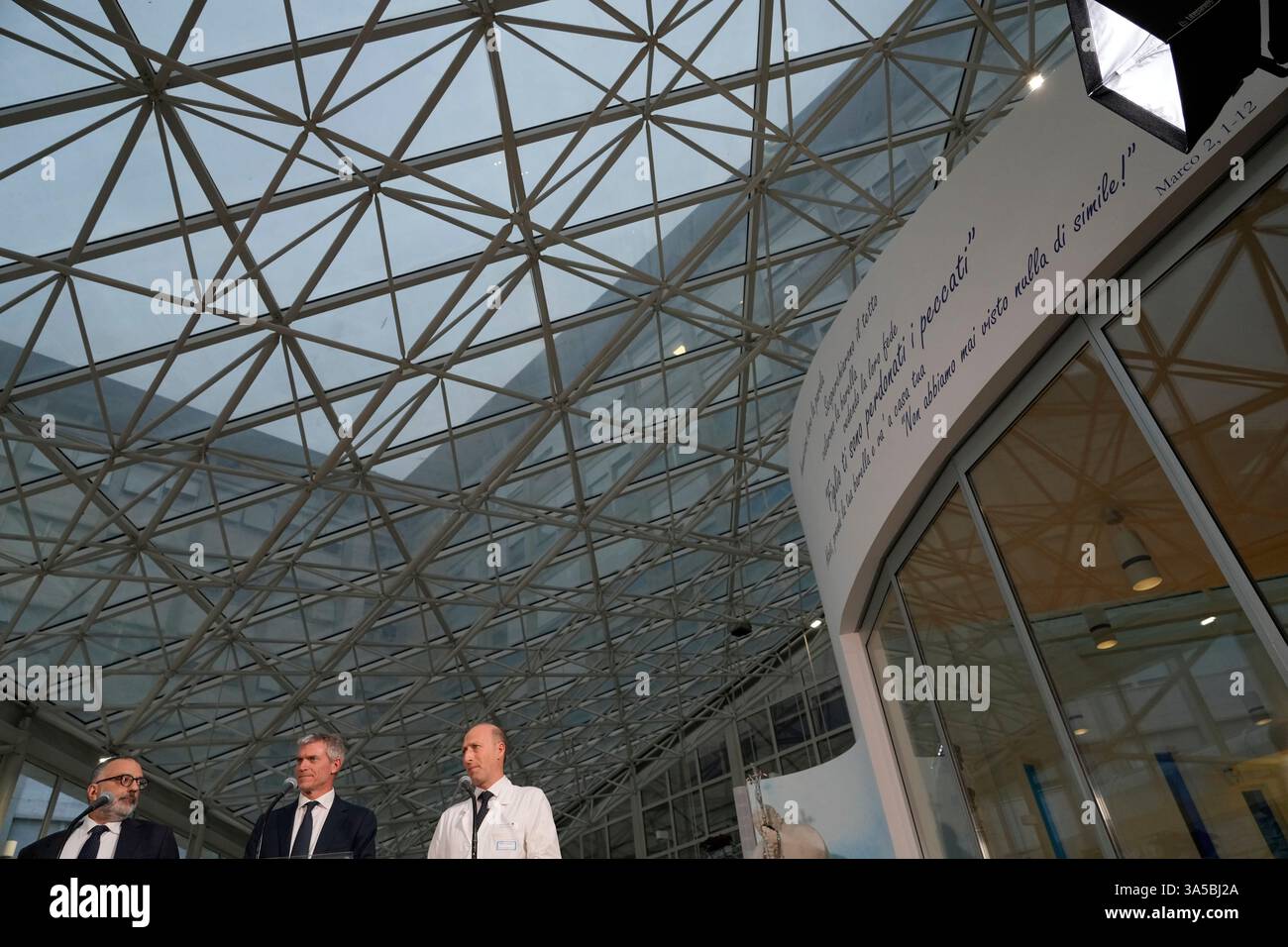 From left, head physician of Vatican's Health and Hygiene Office, Luigi ...