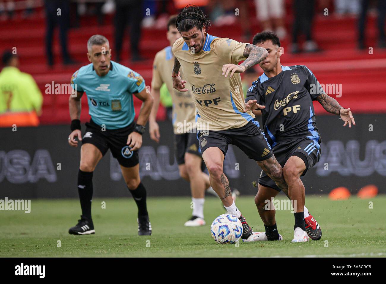 Buenos Aires, Argentinien – 22. März 2025: Rodrigo de Paul. Die ...