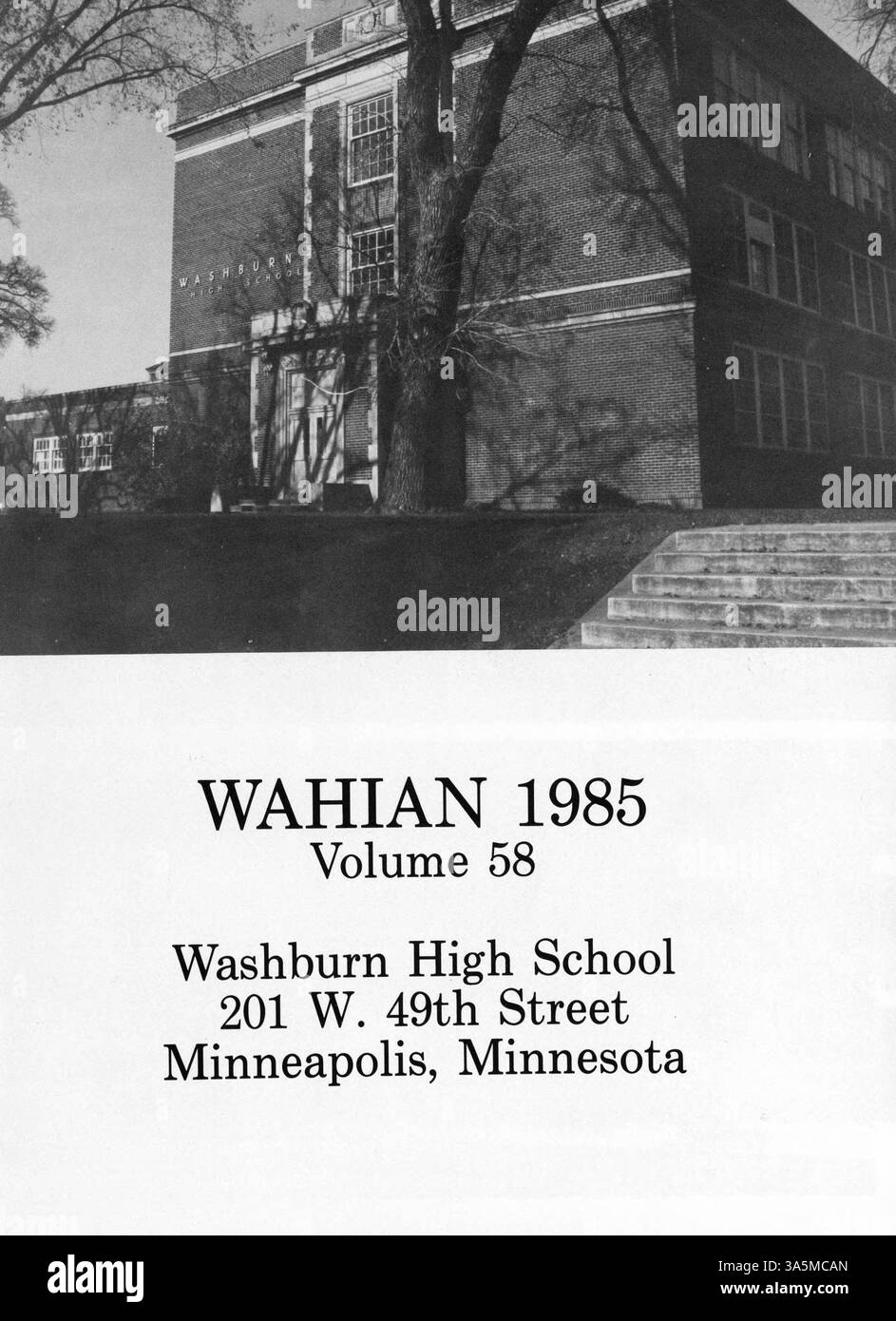 Das washburn jahrbuch 1985 beleuchtet das schuljahr 1984 1985 -Fotos und -Bildmaterial in hoher ...