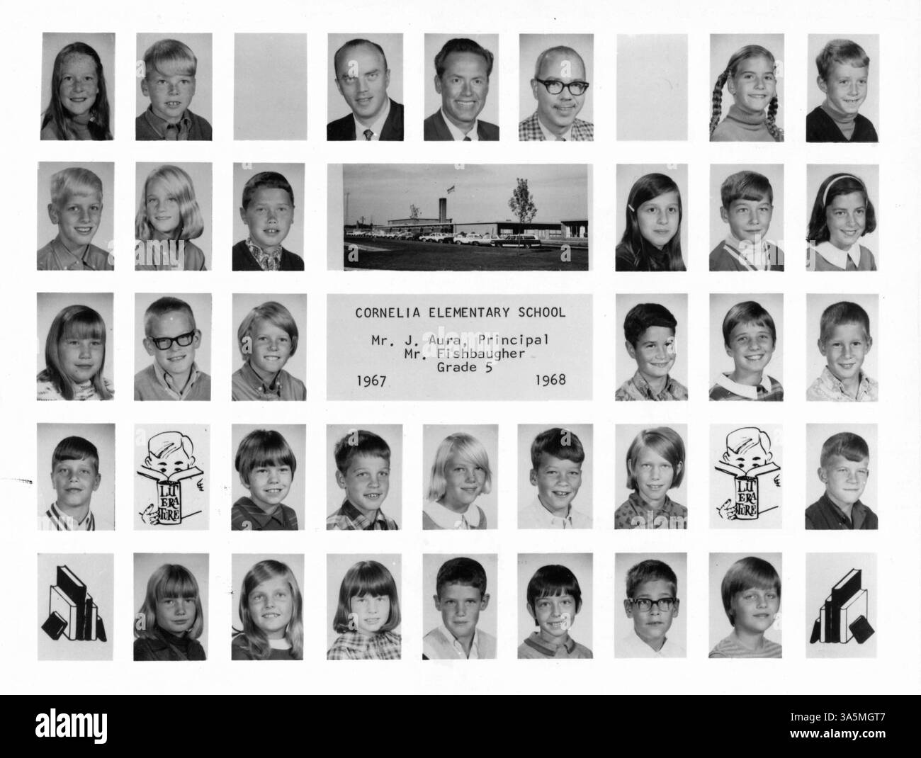 Klassenfoto der 5 klasse der cornelia grundschule Ausgeschnittene ...