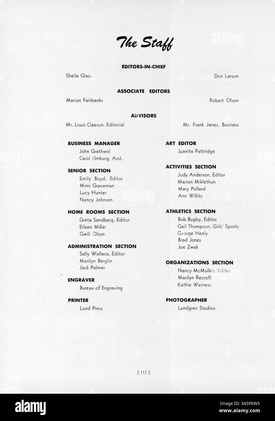 Das Wahian Yearbook 1953 beleuchtet die wichtigsten Momente des akademischen, sportlichen und ...