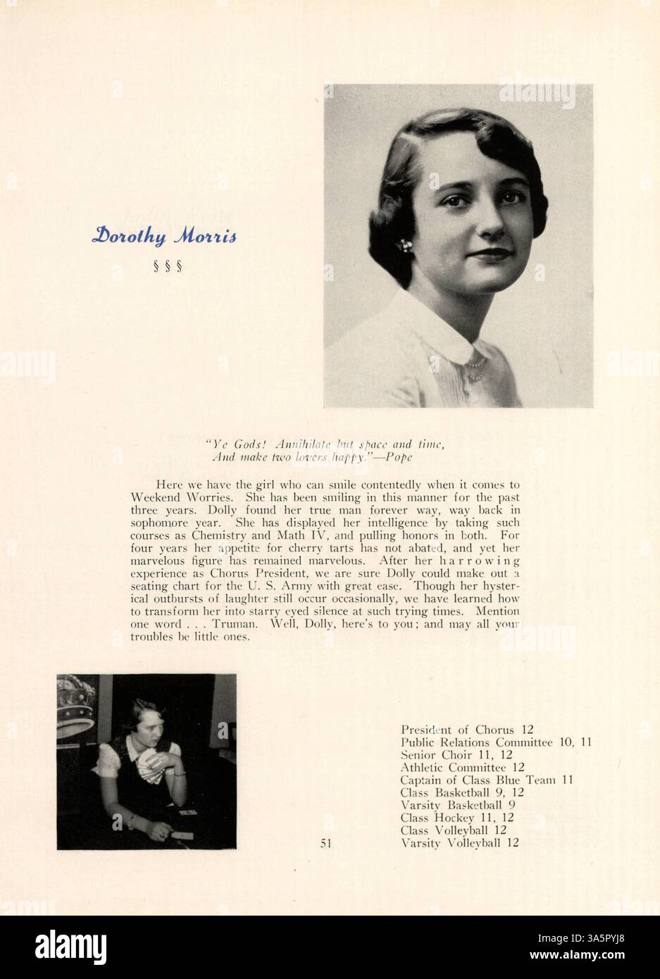 Die ausgabe 1952 des tatler jahrbuchs von northrop collegiate -Fotos und -Bildmaterial in hoher ...