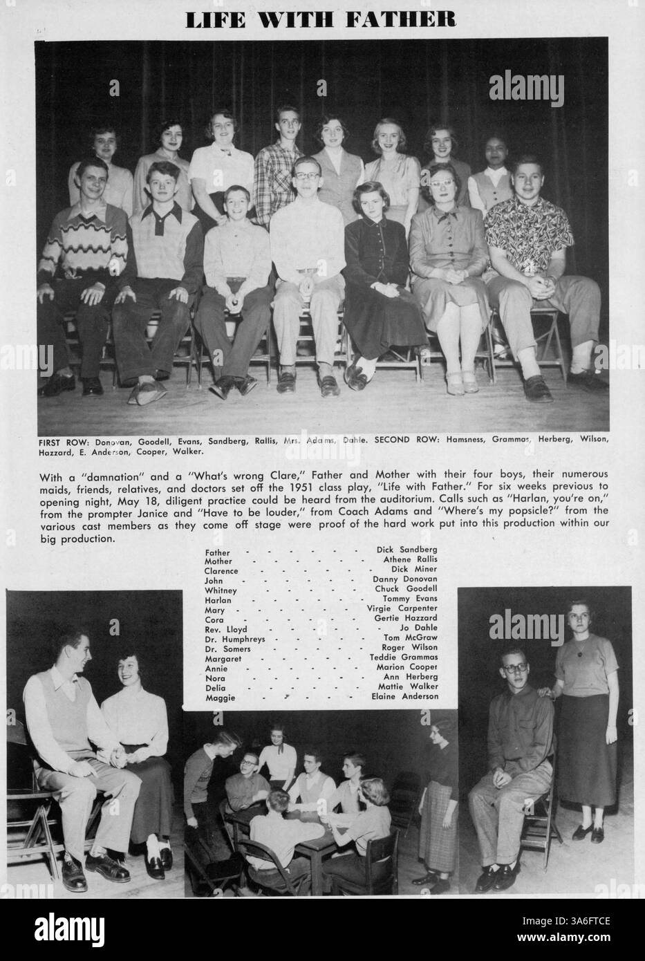 Das Centralian Yearbook 1951 spiegelt das akademische Jahr 1950-1951 an der Central High wider ...