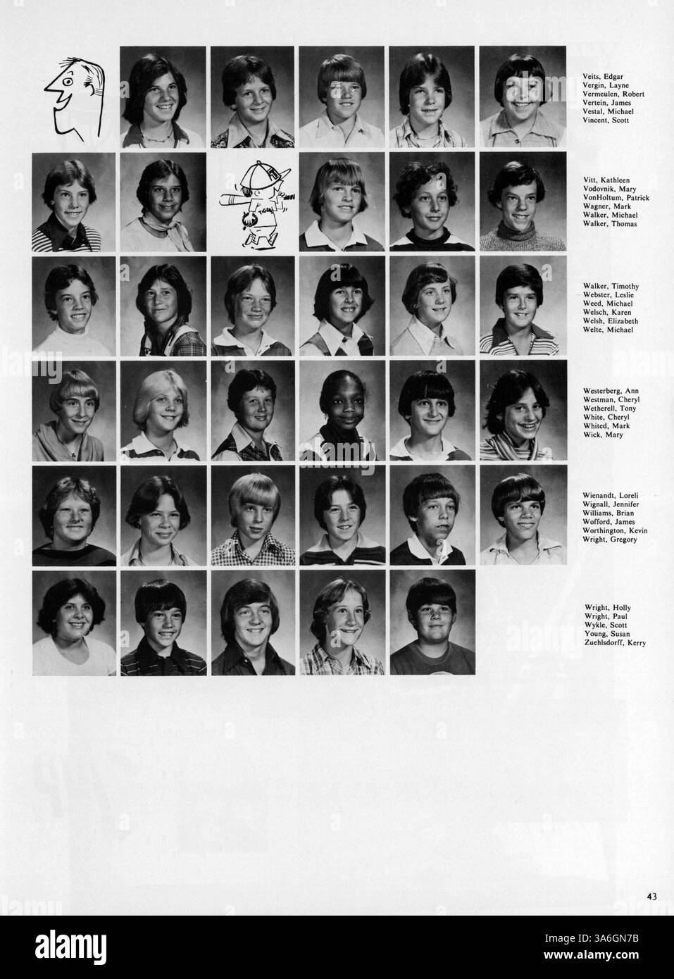 Dieses Hubert Olson Junior High Yearbook von 1978 bietet eine ...