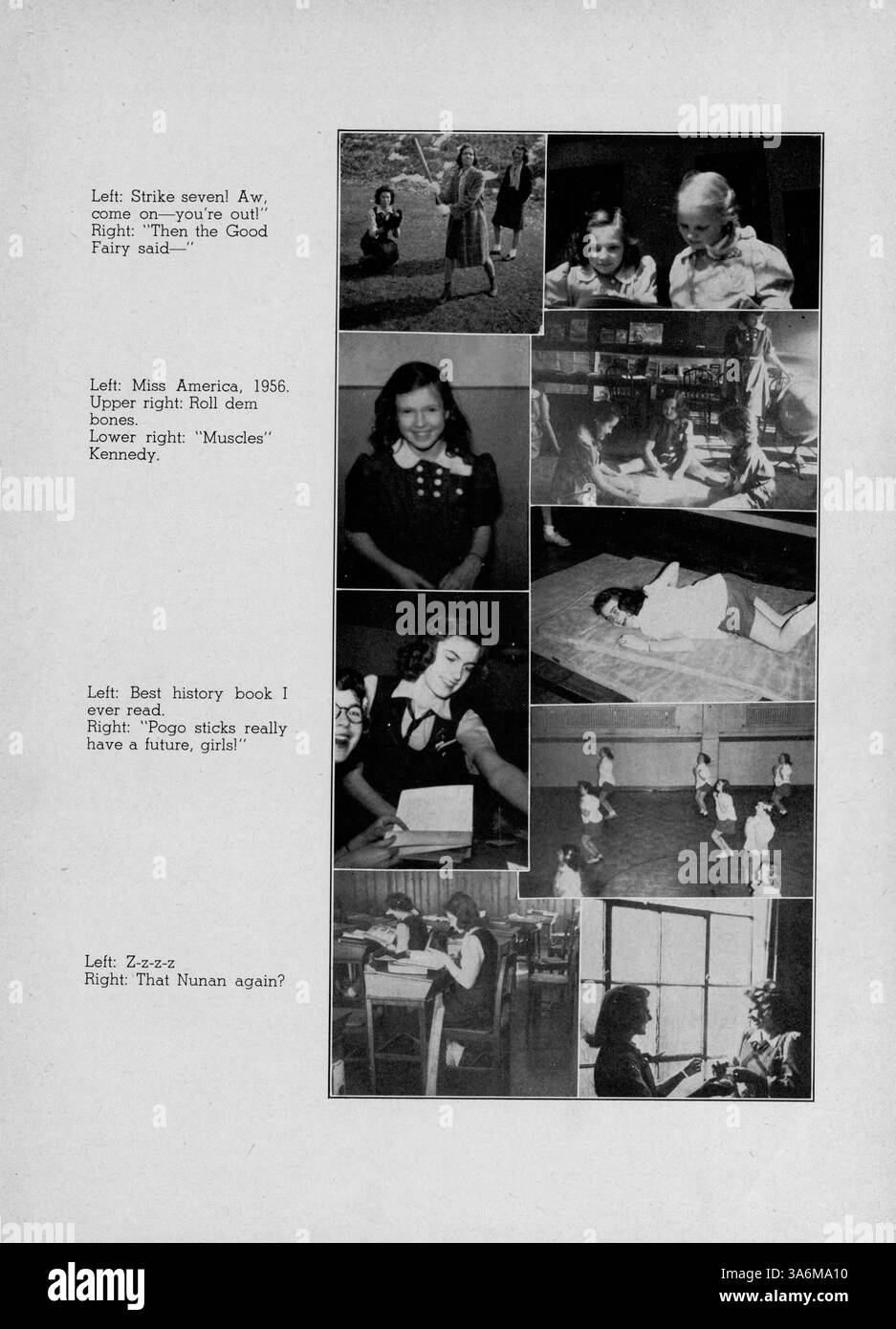 Die Ausgabe 1944 des Northrop Collegiate Yearbook, Tatler, dokumentiert das Leben von Studenten ...