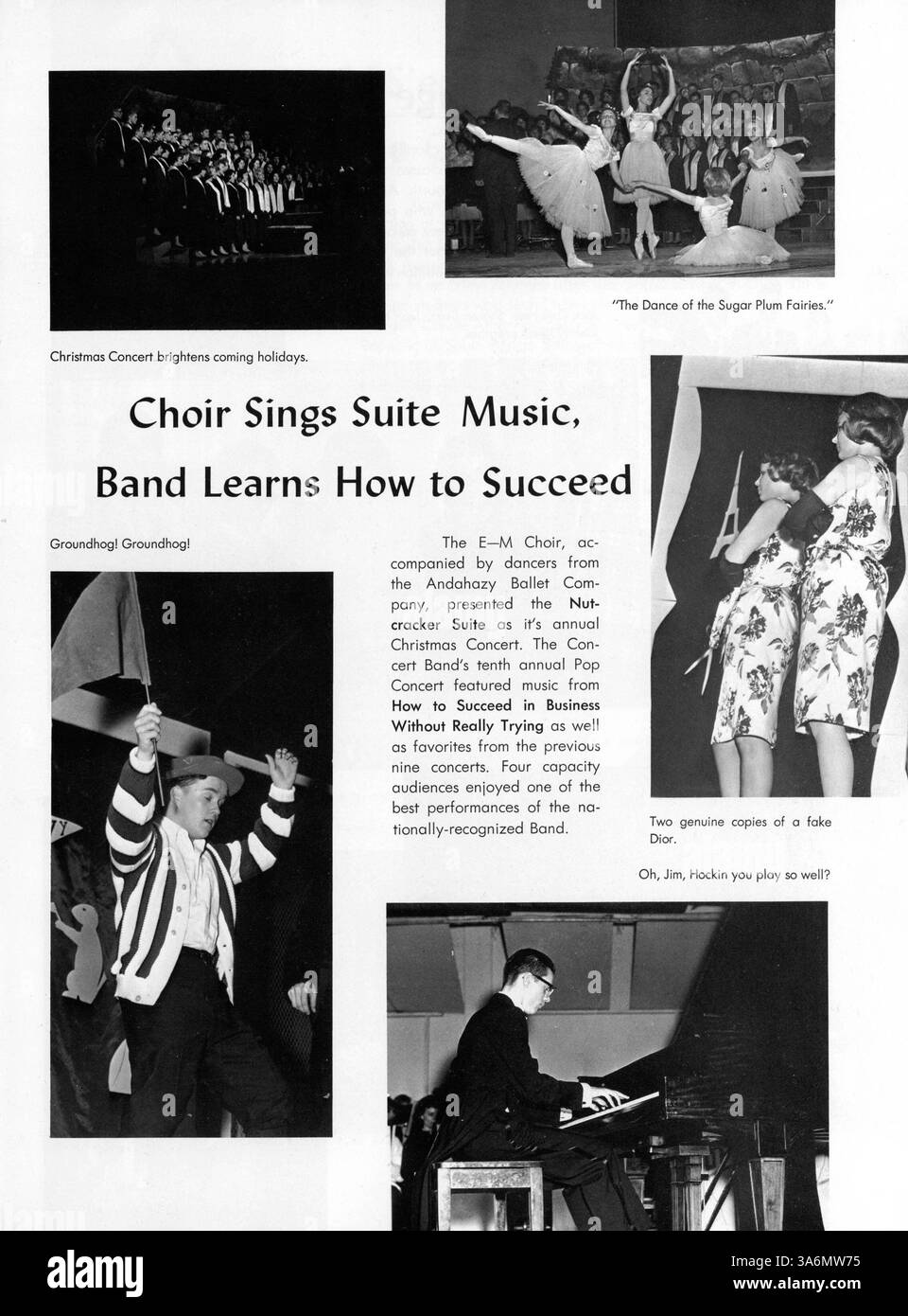 Die ausgabe 1963 des whigrean jahrbuchs aus edina morningside -Fotos und -Bildmaterial in hoher ...