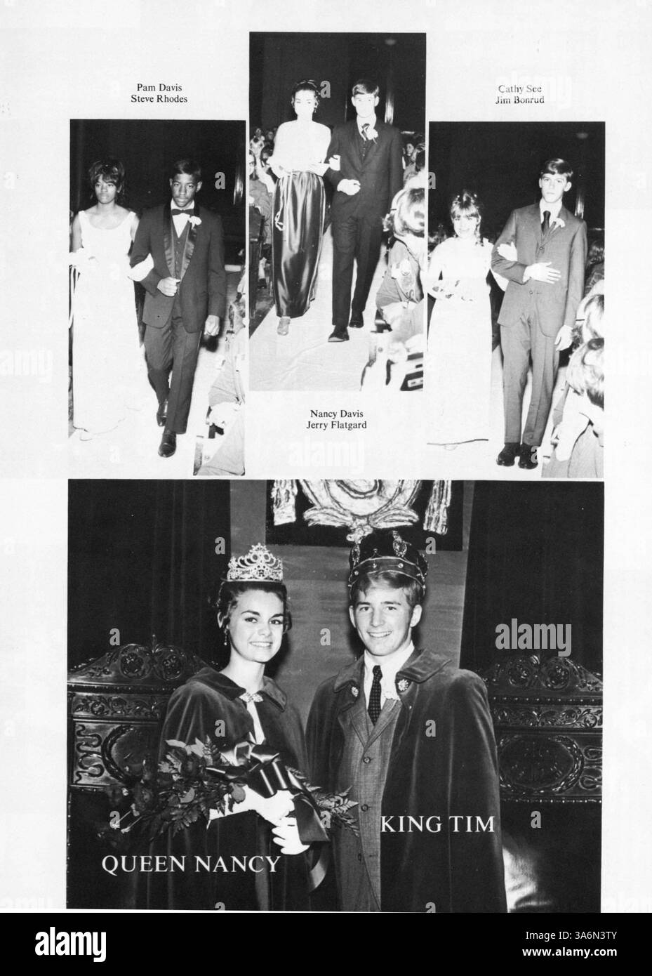 Das South High Yearbook 1969, Tiger '69, erinnert an wichtige Schüler ...