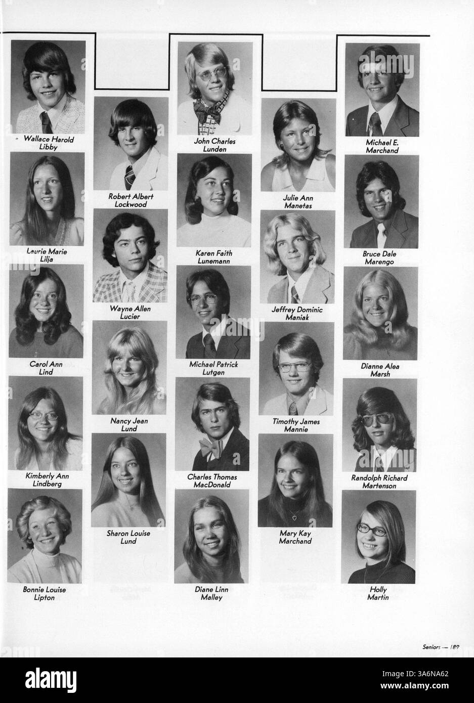 Diese Ausgabe des Jahrbuchs „Talons“ 1975 beleuchtet die akademischen und außerschulischen ...