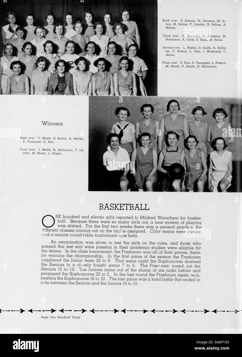 Die Ausgabe 1935 des „Wizard“ Jahrbuchs der Edison High School dokumentiert das Schuljahr 1934 ...