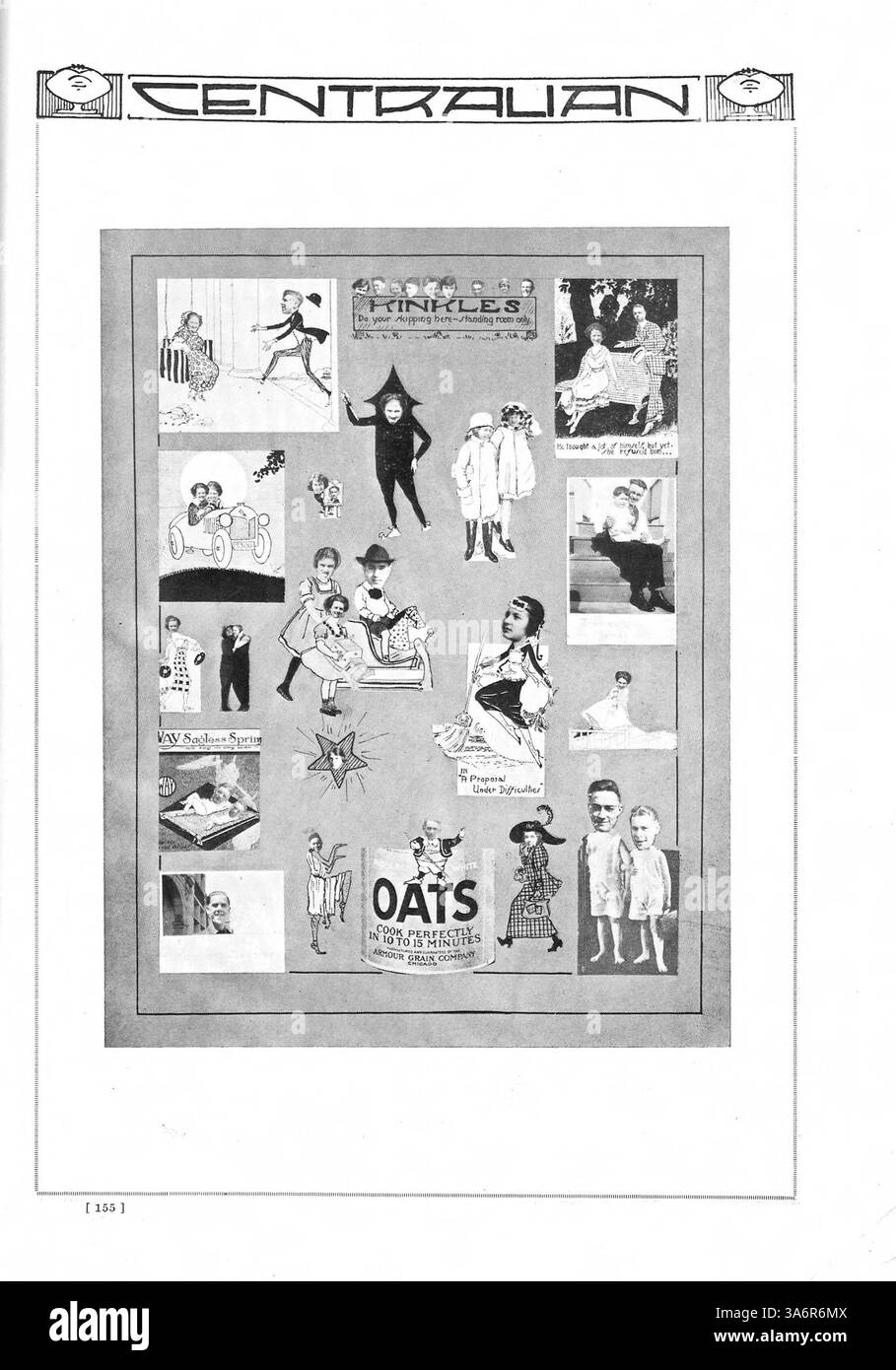 Dieses Jahrbuch 1920 aus dem Centralian zeigt Schüler, Lehrer ...