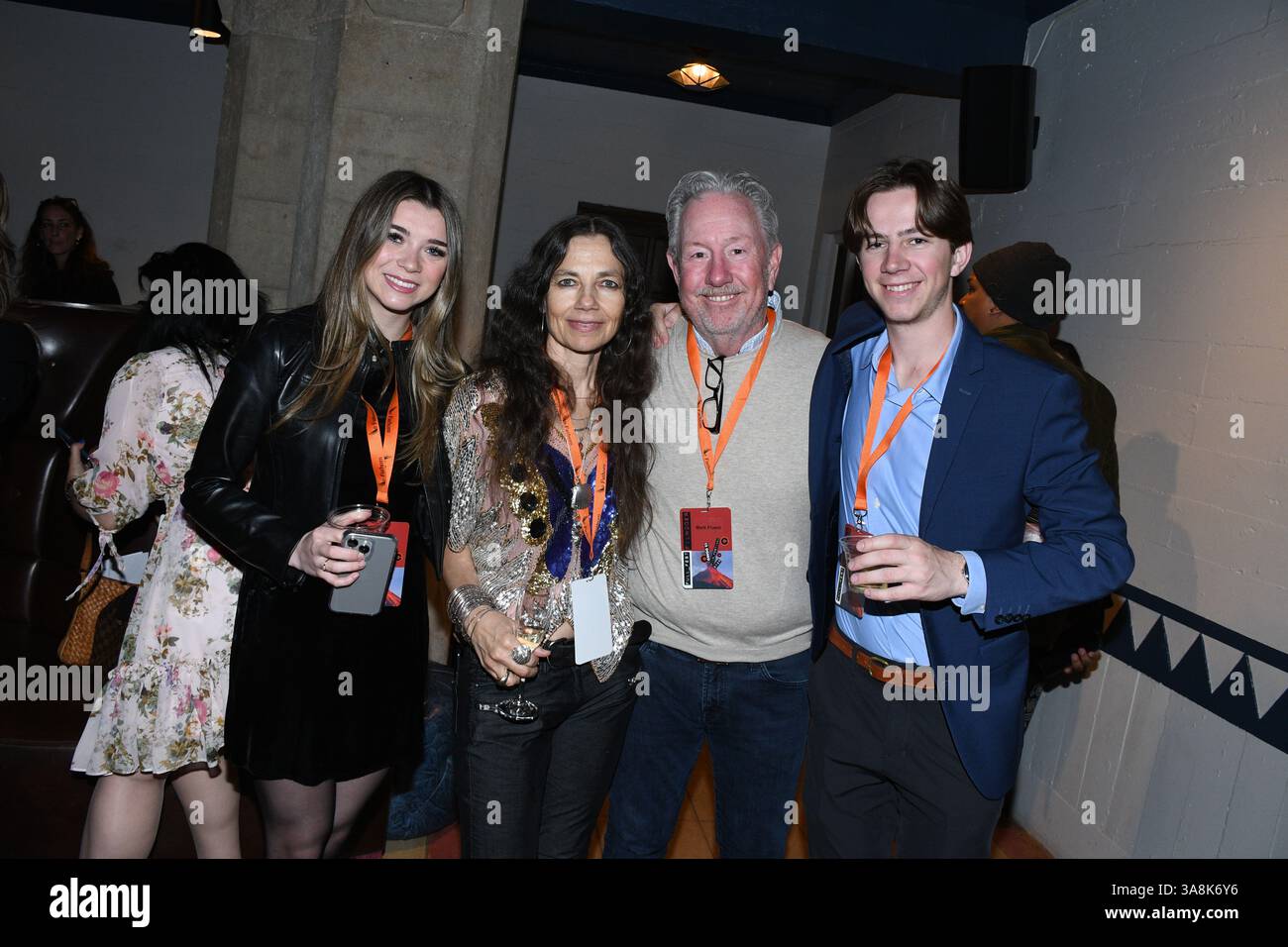 Los Angeles, Kalifornien, USA 28. März 2025 (L-R) Lauren Gillespie ...