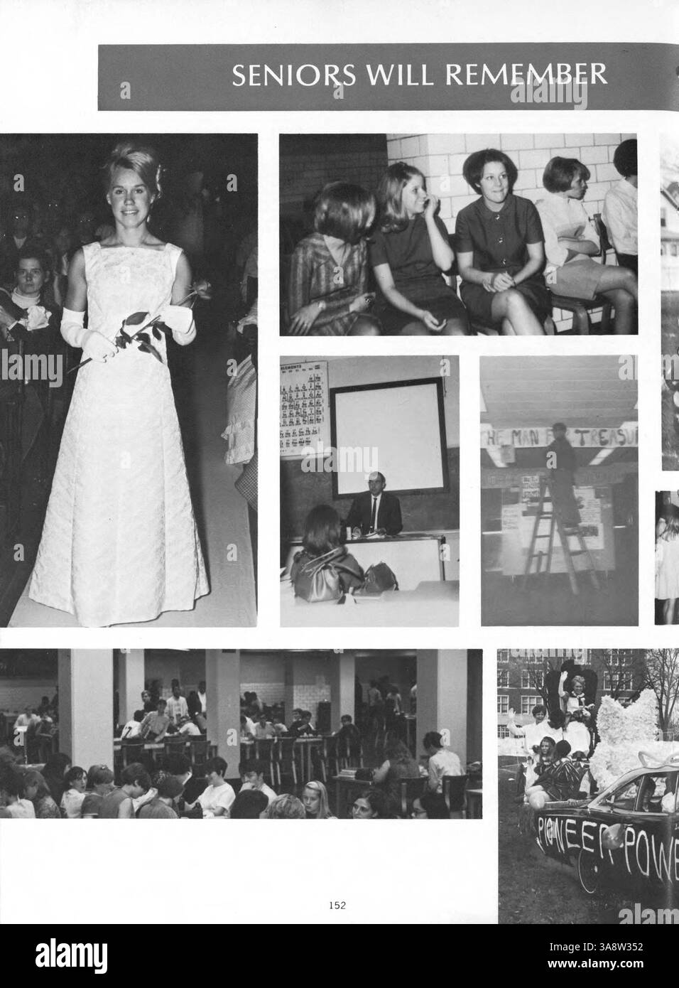 Das Centralian Yearbook der Central High School 1969 dokumentiert die Schülerschaft, die ...