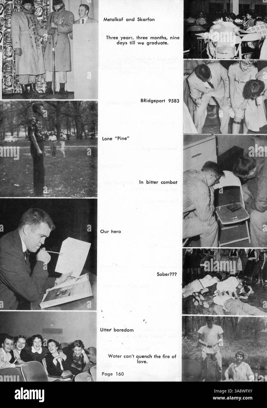 Dieses Jahrbuch „Whigrean“ 1954 dokumentiert die wichtigsten Momente und Höhepunkte des ...