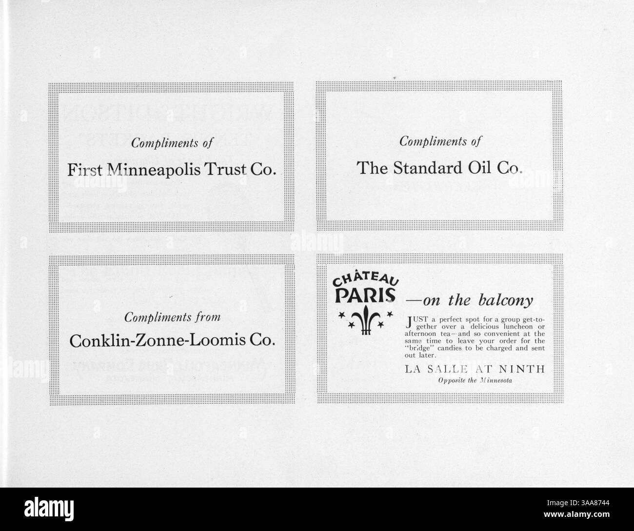 Die Ausgabe 1929 des Tatler Jahrbuchs der Northrop Collegiate School zeigt die Schüler ...