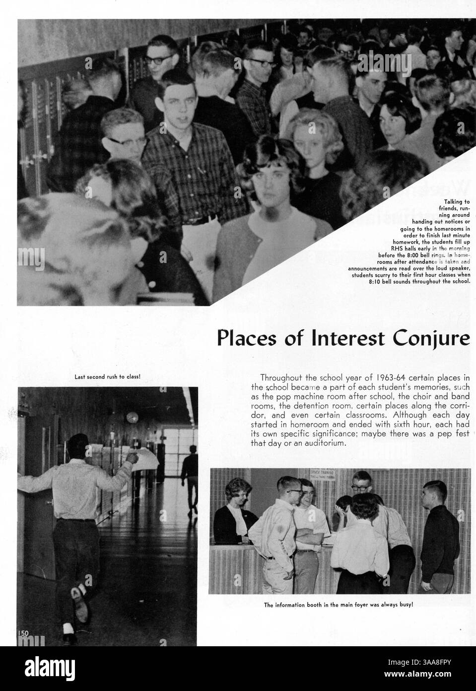 Das Robbinsdale High School Yearbook 1964, „The Robin“, dokumentiert ...